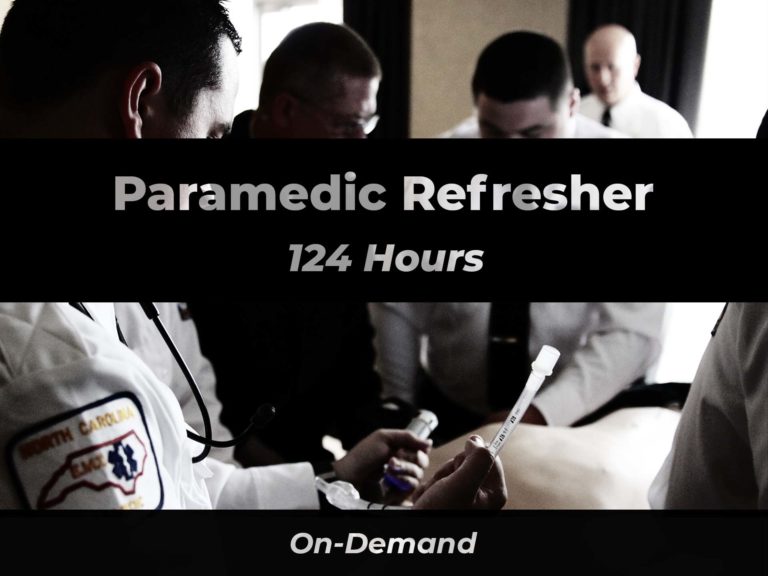 NC EMT, AEMT, and Paramedic Refresher & Renewal Courses