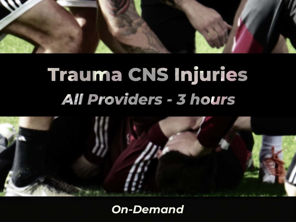 Trauma CNS Injuries - 911 e-Learning Solutions