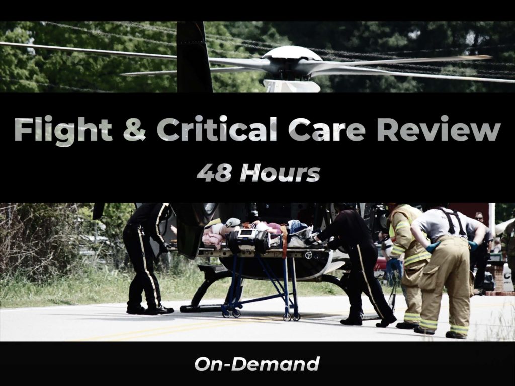 Online Flight & Critical Care | FP-C, CCP-C, CFRN Review and Prep