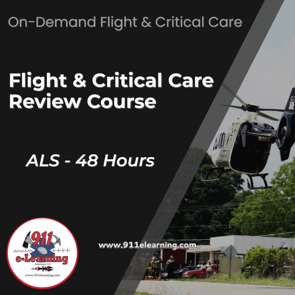 Flight and Critical Care Paramedic Course | Flight Paramedic Online