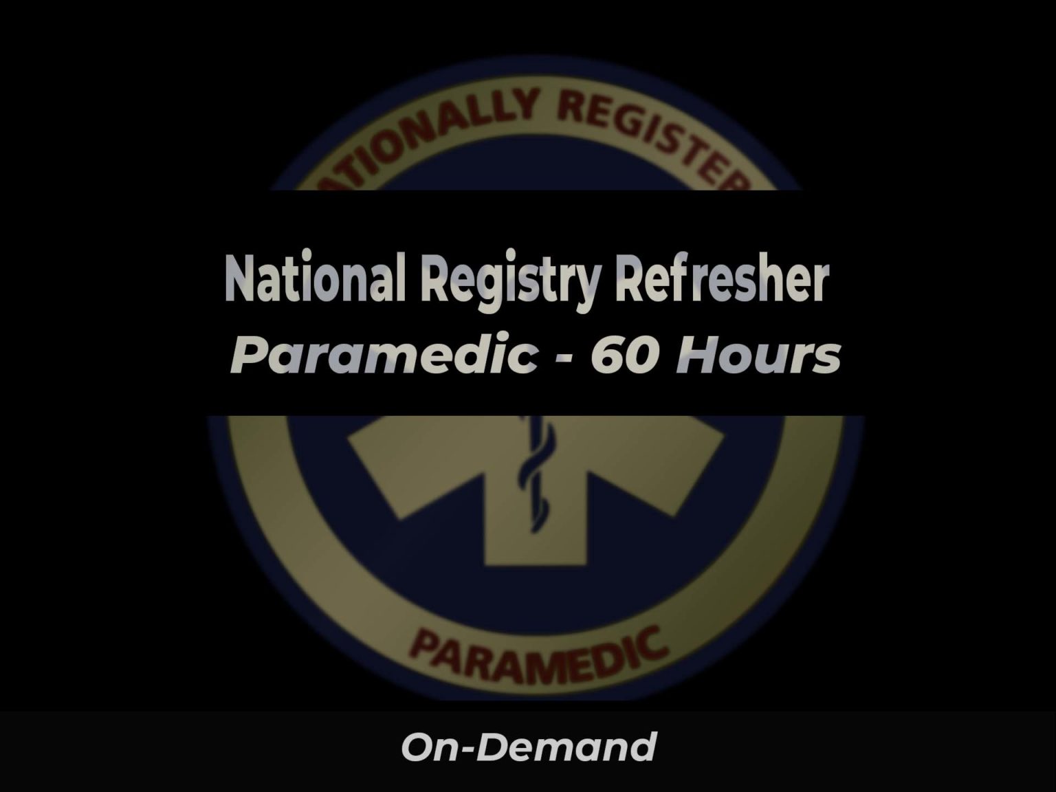 NC Paramedic Refresher Course | Online Paramedic Recert