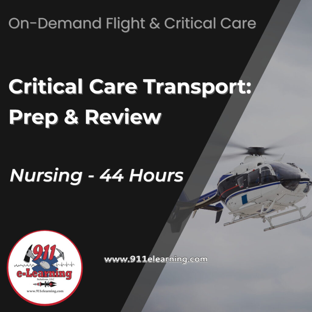 CFRN® and CTRN® Online Review Course | Critical Care Transport Nurse