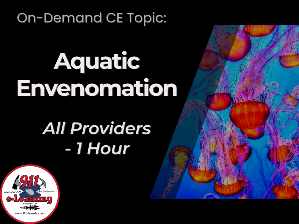 Aquatic Envenomation for EMS Providers - All Providers - 911 e-Learning ...